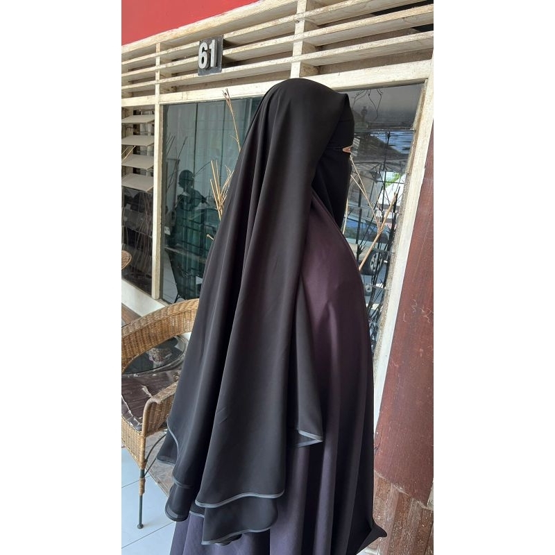 Jual cadar niqab yaman burqa list | Shopee Indonesia