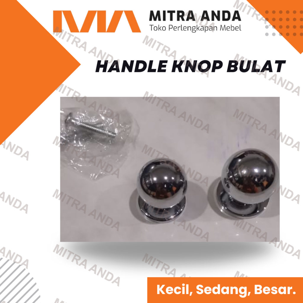 Jual Handle Knop HP-520 | Tarikan Handle Knob Bulat Pentol Laci Lemari ...