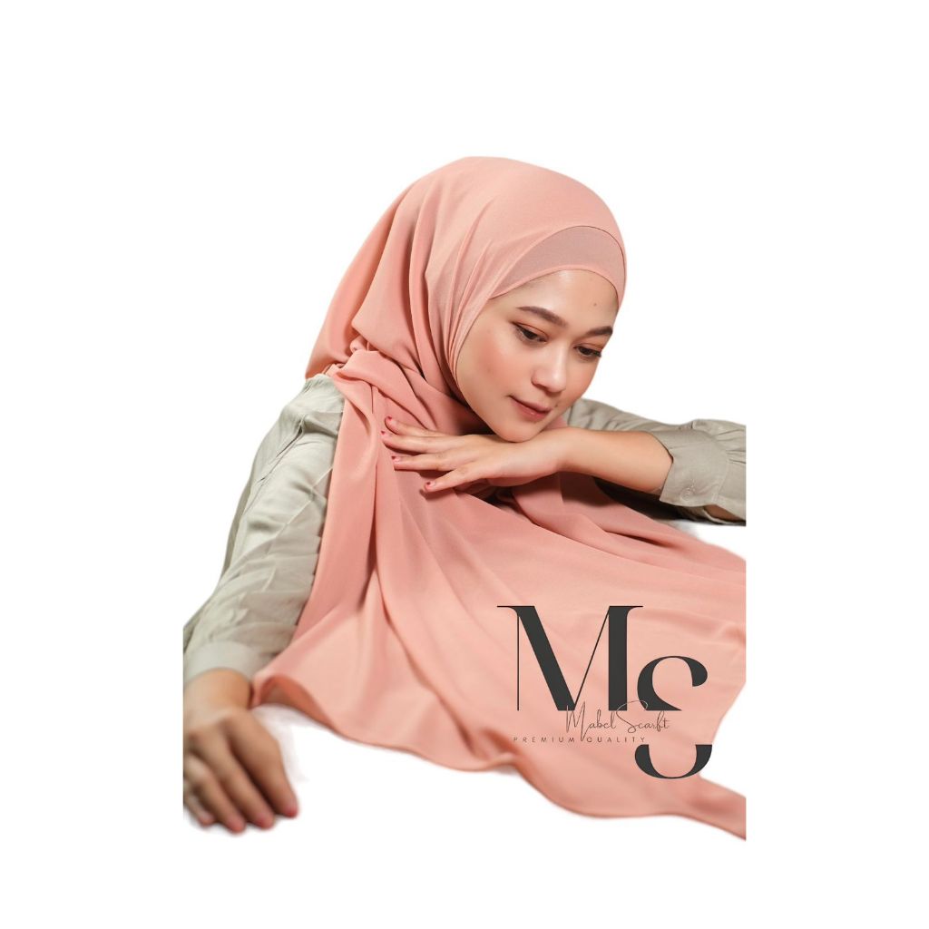 Jual Pashmina Inner Premium | Pashmina Instan Ceruty Babydoll Premium | Pasmina Inner ...