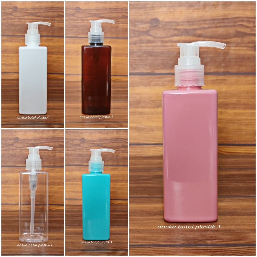 Jual Botol Pump Lotion 250ml / Botol Kemasan Sabun Cair Pet Plastik ...