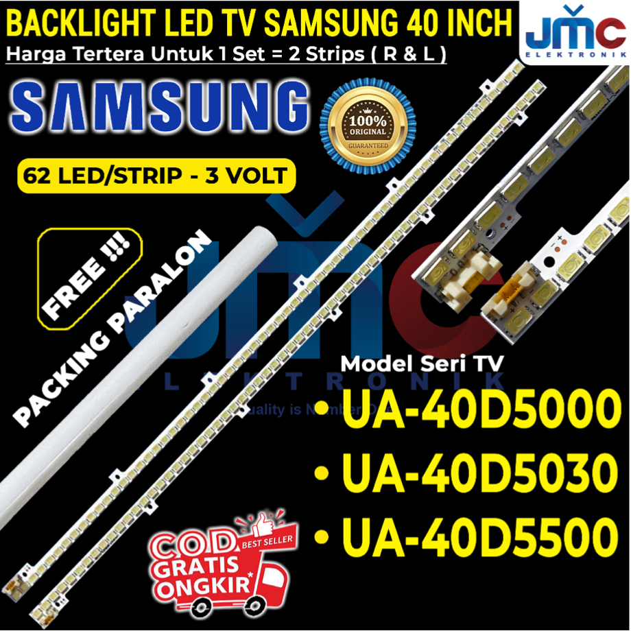 Jual BACKLIGHT TV LED SAMSUNG 40 INCH 40D5000 40D5500 40D5030 40D5003 40D6000 40D6600 UA40D5000 ...