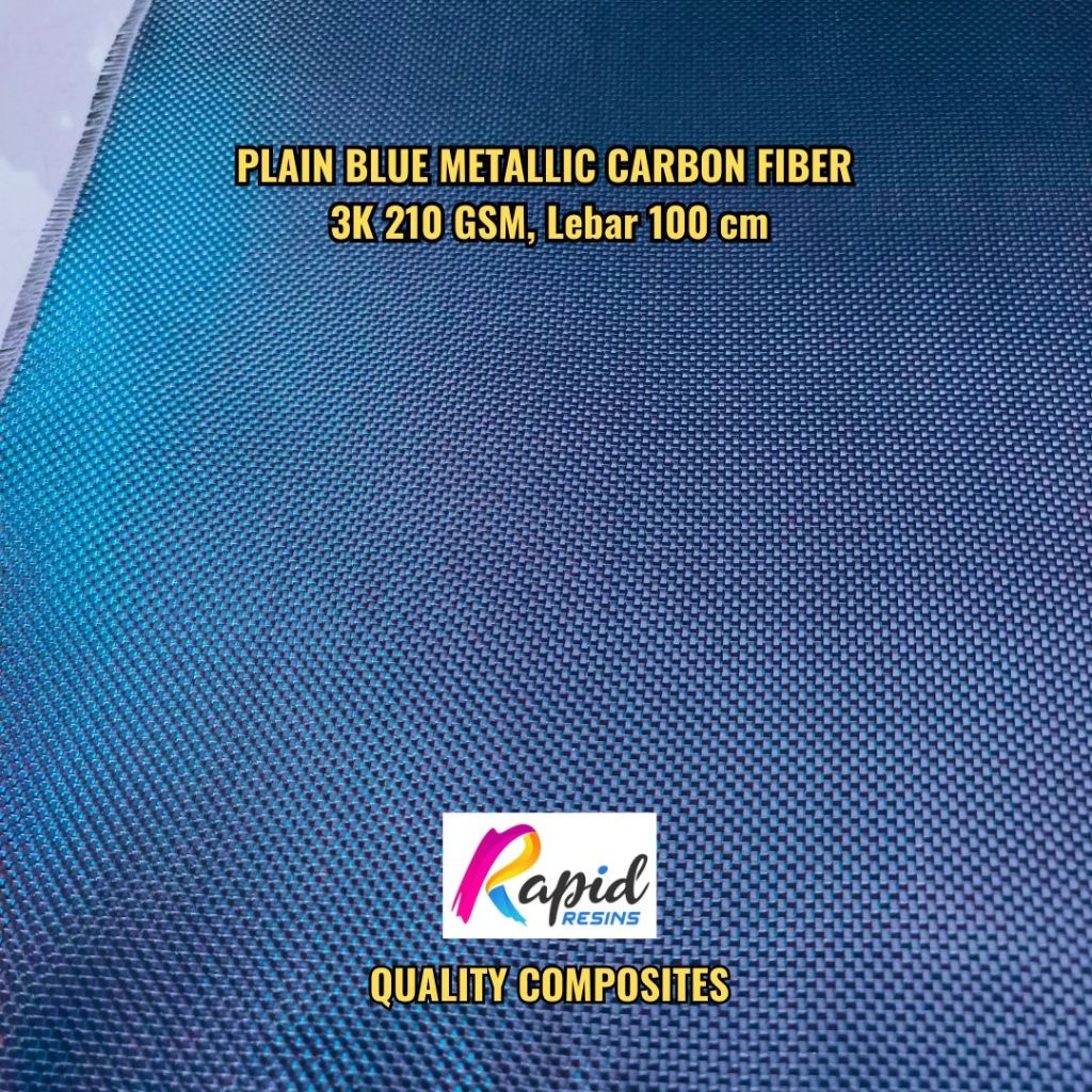 Jual Serat Karbon 3K Plain Biru Metallic Glitter Blue Carbon FIber ...