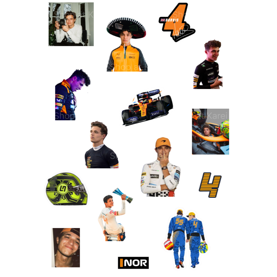 Jual Lando Norris Sticker Set | Shopee Indonesia