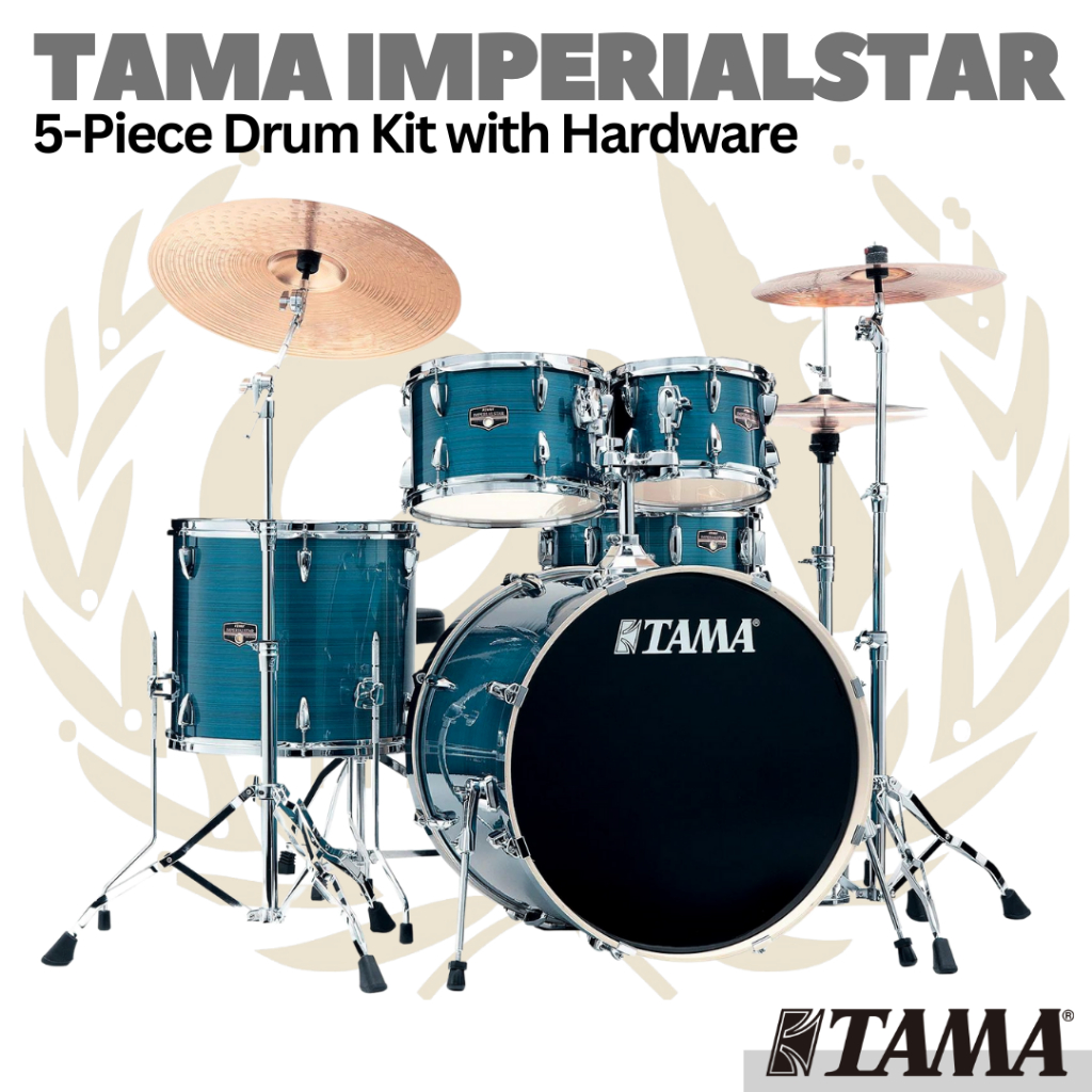 Jual TAMA IMPERIALSTAR Acoustic Drum Kit 5 Piece | Imperial Star ...