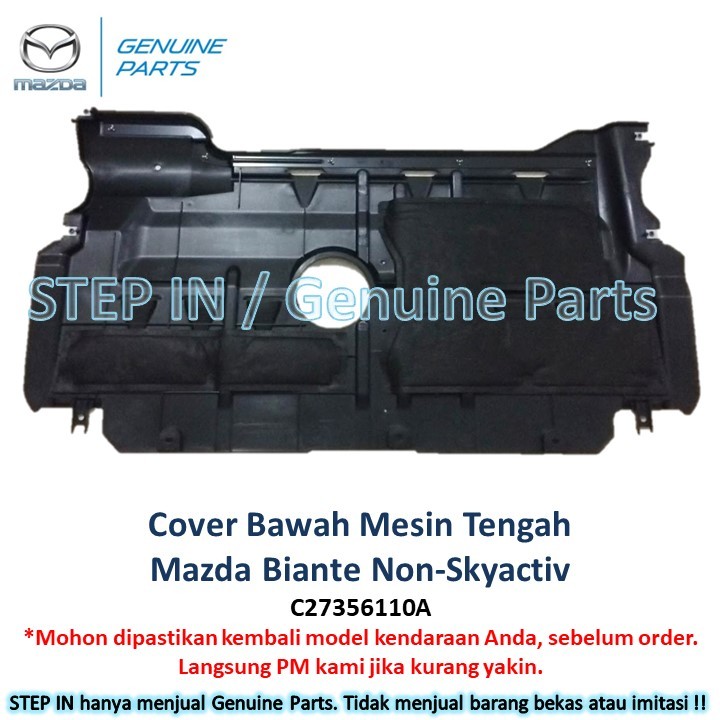 Jual Cover Engine TENGAH C27356110A Tutup bawah mesin Mazda BIANTE NON ...