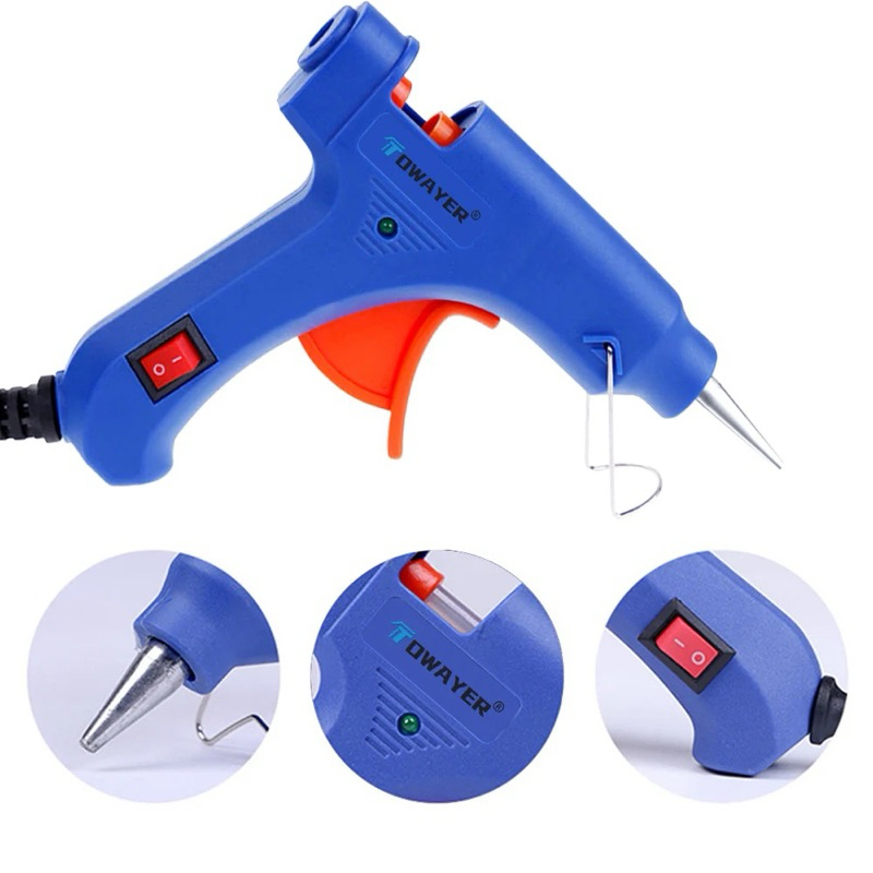 Jual Lem Tembak On-Off 20W Glue gun Alat Perekat Lem Lilin Peralatan ...