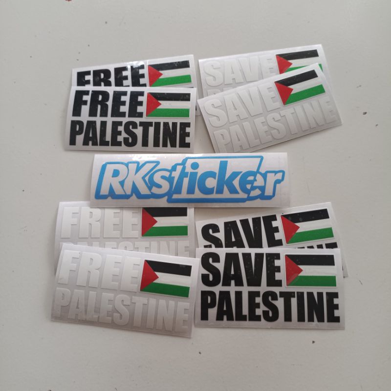 Jual Stiker FREE PALESTINE Cutting sticker palestine viral | Shopee ...