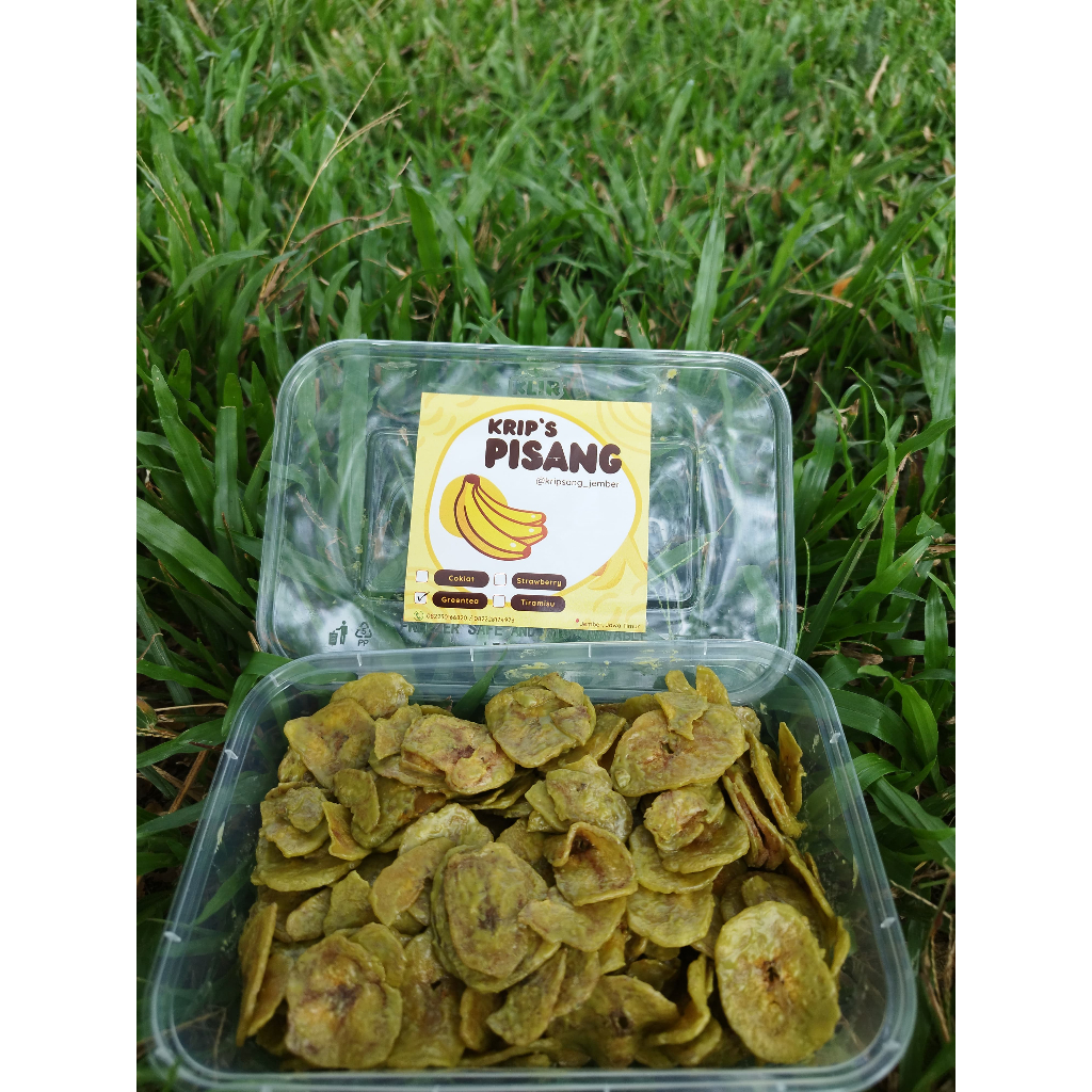 Jual Krip's Pisang Rasa GreeanTea 180gr | Shopee Indonesia