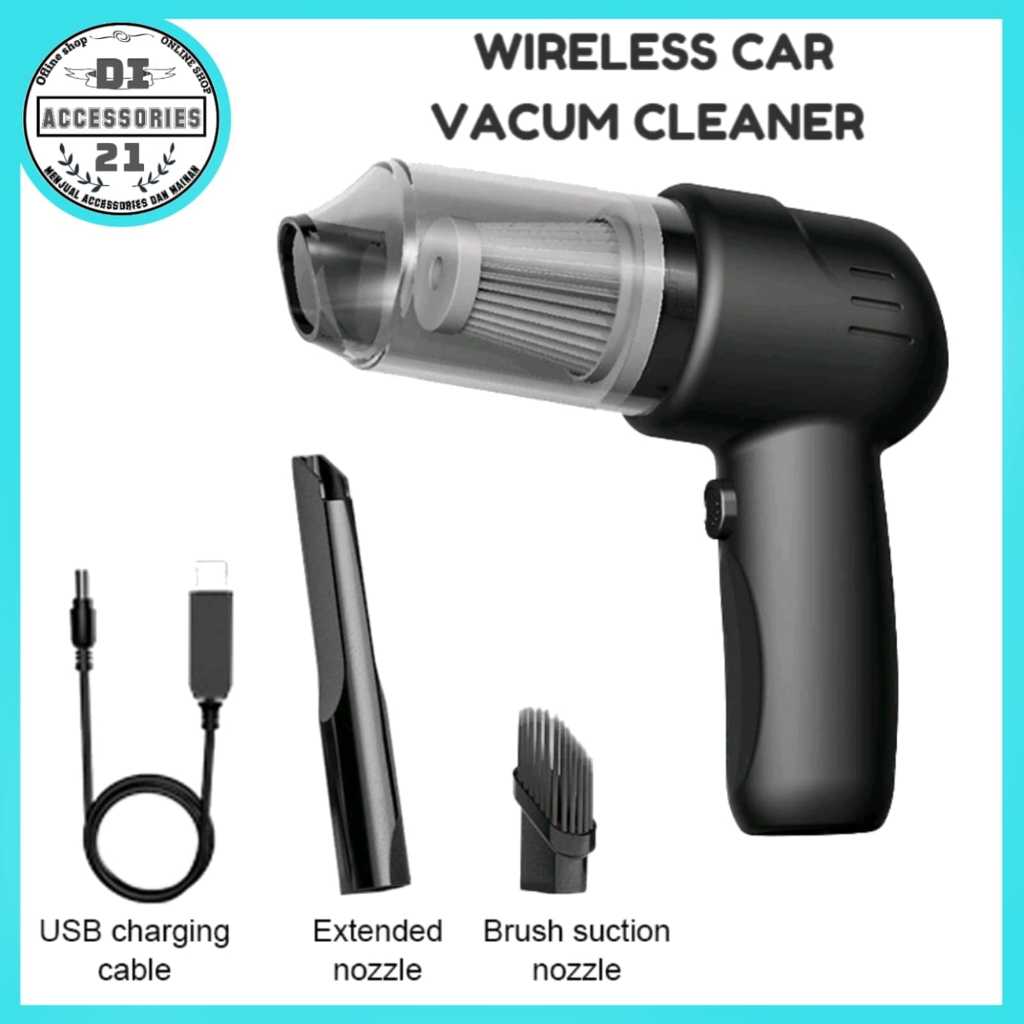Jual Vacum Cleaner Mobil Portable 3in1 Mini Usb Charge Alat Penghisap