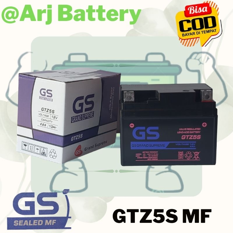 Jual Aki Motor Beat Fi, Mio J, Beat Karbu, Mio M3, Vario110, Mio GT, GTZ5S MF ACCU KERING ...