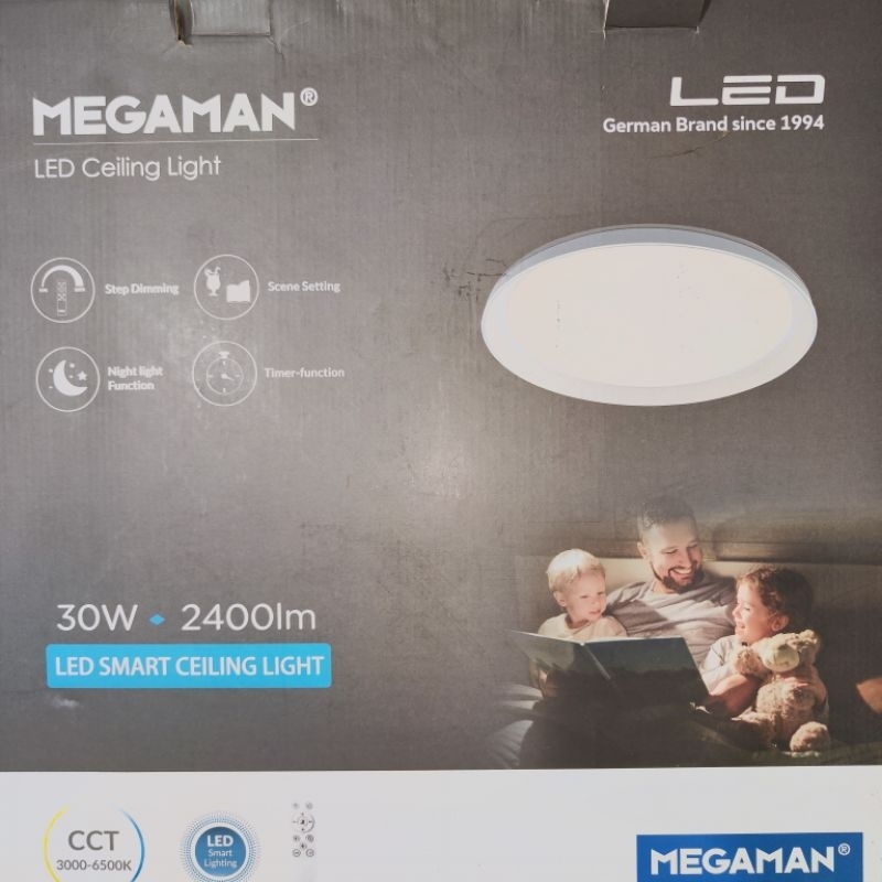 Jual Megaman Smart Ceiling Lamp LED CCT 30W | Shopee Indonesia