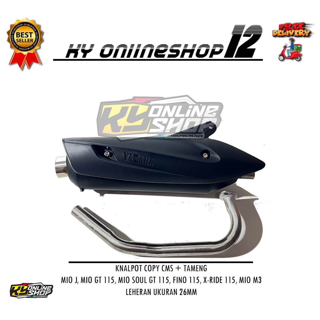 Jual LIVE - KNALPOT COPY CMS MIO J , SOUL GT 115 FINO 115 X-RIDE 115 ...