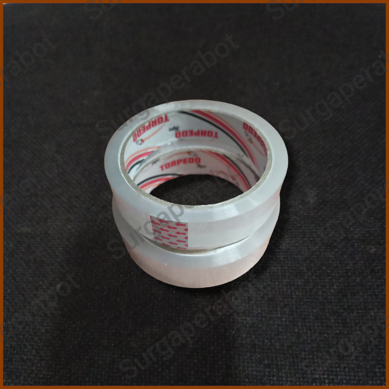 Jual Isolasi 1 inch x 72yard solasi kecil lakban 24mm Selotip 1 ...