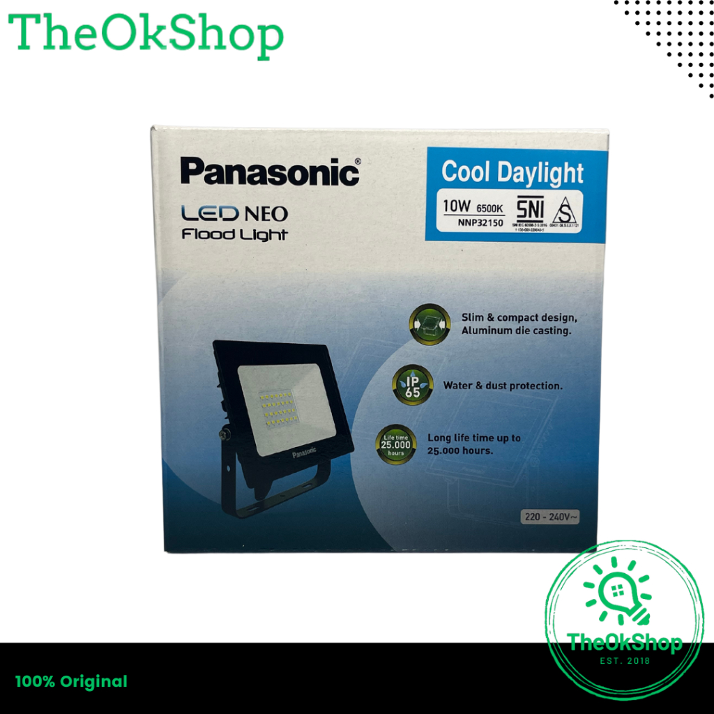 Jual Panasonic 10w Lampu Sorot LED 10 w Tembak Led Neo Flood Light ...