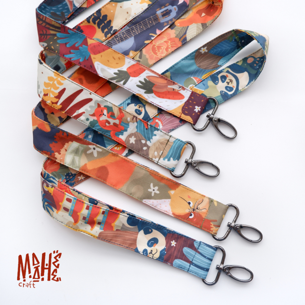 Jual Lanyard MaaHee - Foxy Land, Persian Cat, Bunny Burrow, Festive ...