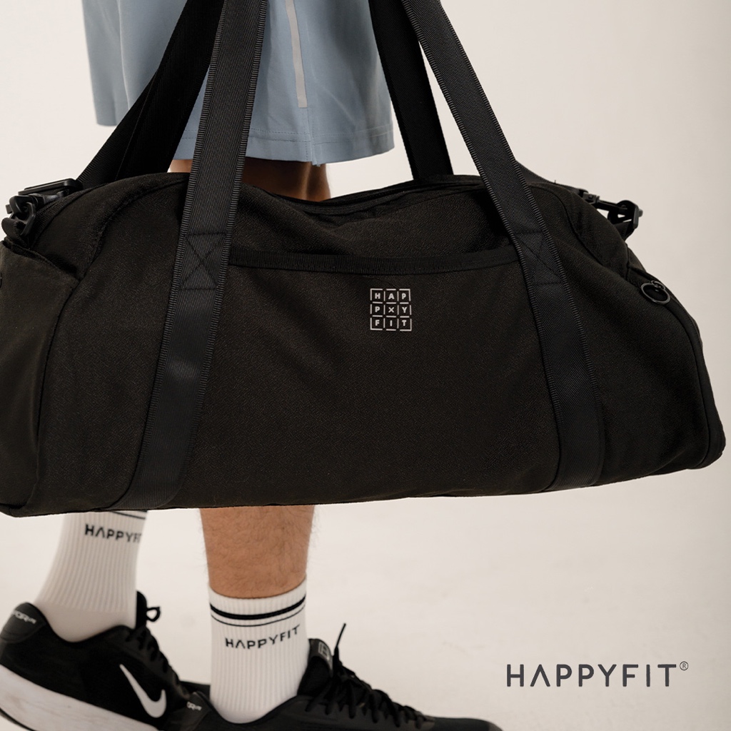 Jual HAPPYFIT Essential Sport Bag / Tas Olahraga / Tas Gym dan Fitnes ...