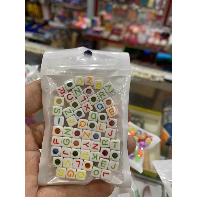 Jual Monte gelang/monte abjad/mote/manik-manik/Monte abjad love/mote ...