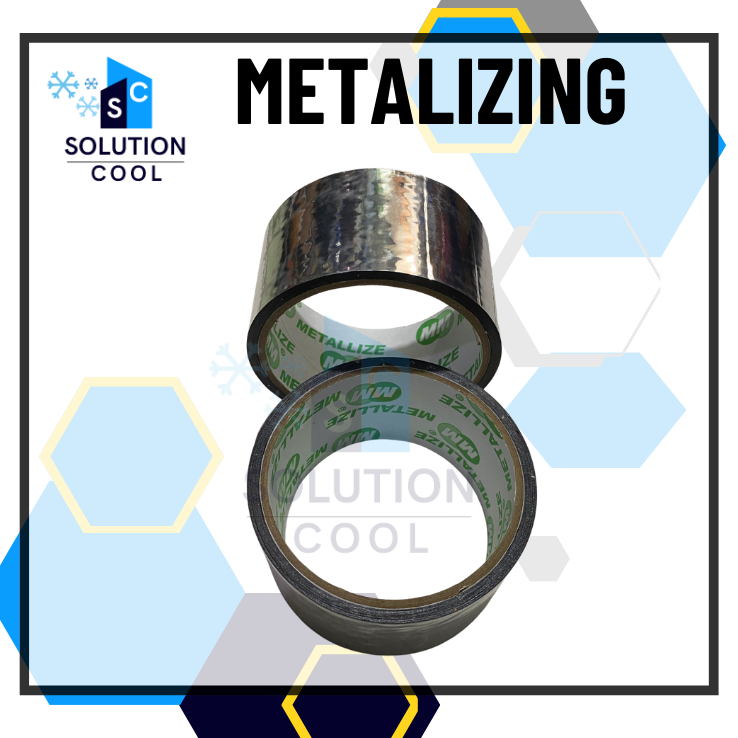 Jual Isolasi AC / Lakban Metalizing/ Metalizing Tape/ Lakban Silver ...
