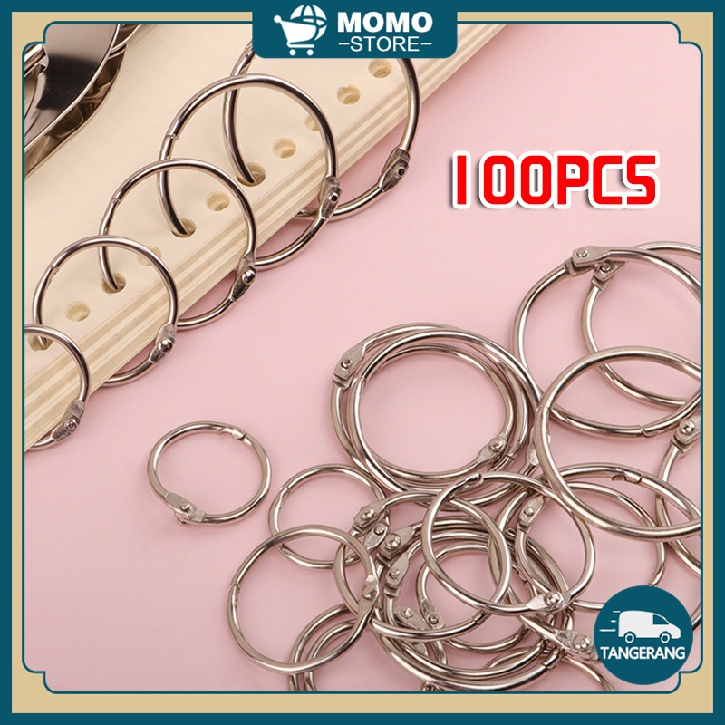 Jual 20mm 30mm 40mm Binder Ring Besi Ring Buku Sampel Buka Tutup Bahan ...