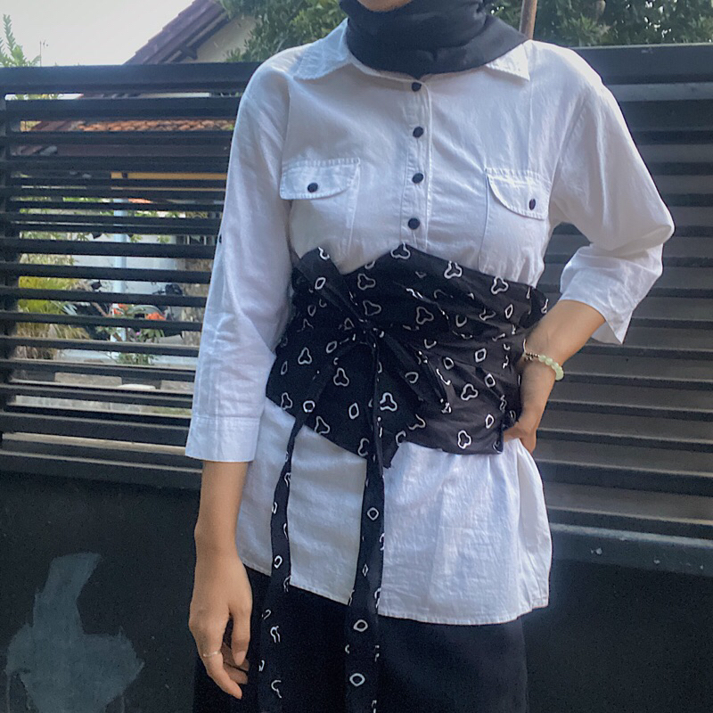 Jual OBI BELT BATIK JUMPUTAN// OBI BELT KEKINIAN // IKAT PINGGANG ...