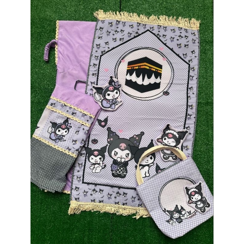 Jual 3D Kuromi Custom Mukena 2in1 dan Sajadah merk Lovelana (free nama ...