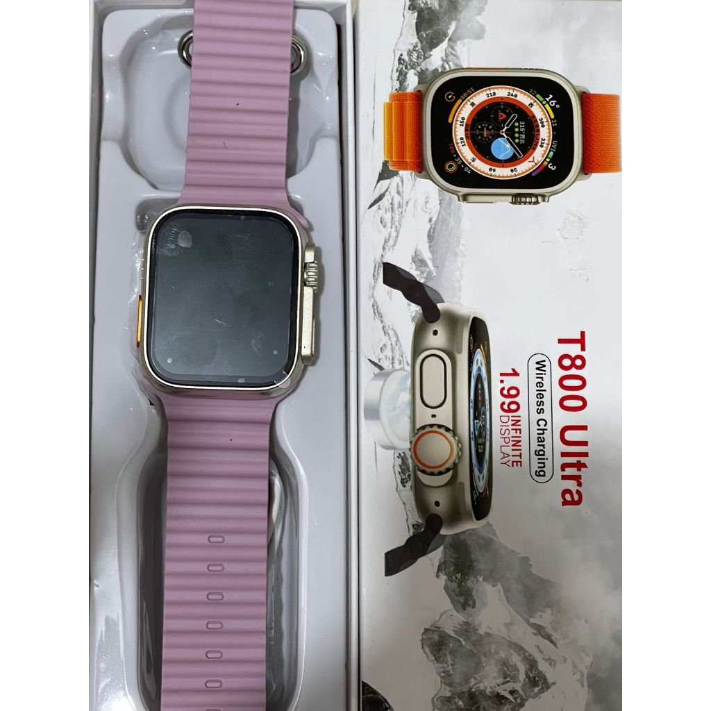 Jual Jam Tangan Smartwatch Ultra T800 AMOLED Series 8 T900 Bergaransi ...