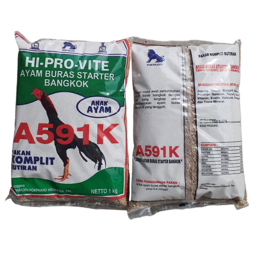 Jual PUR PAKAN AYAM ADUAN/BANGKOK | A591K A592K A594K HI-PRO-VITE DARI ...