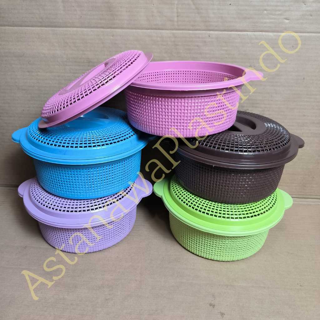 Jual Wakul nasi plastik wakul sultan warna wadah bakul nasi cantik ...