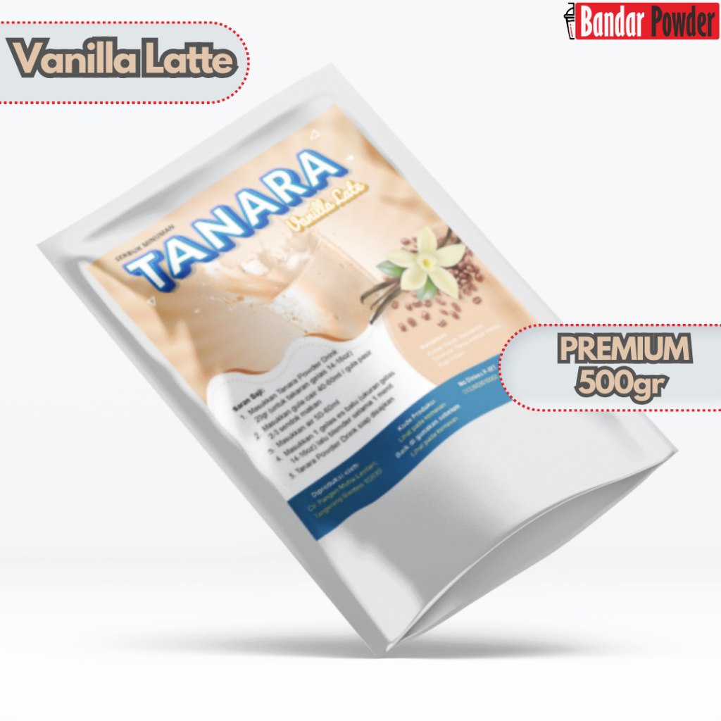 Jual Bububk Minuman Premium Rasa Vanila Latte 500gr - Bandar Powder ...