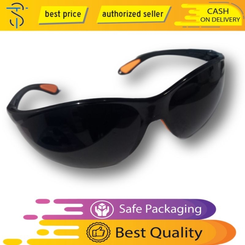 Jual G2 Kacamata Las Safety Hitam Pekat Anti Radiasi | Anti Pecah Hitam ...