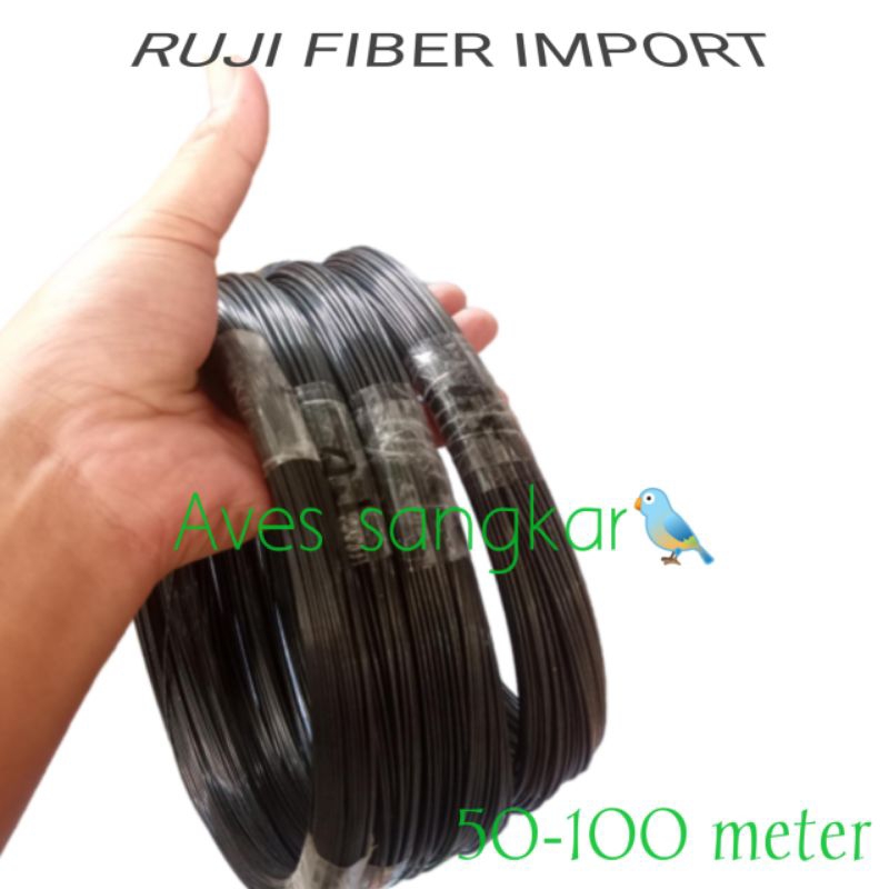 Jual PROMO!! 50 RIBUAN RUJI FIBER IMPORT ROLL ASLI BUKAN KULITAN HITAM ...