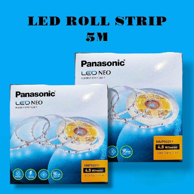 Jual LED STRIP PANASONIC 5M WARM ATAU KUNING | Shopee Indonesia