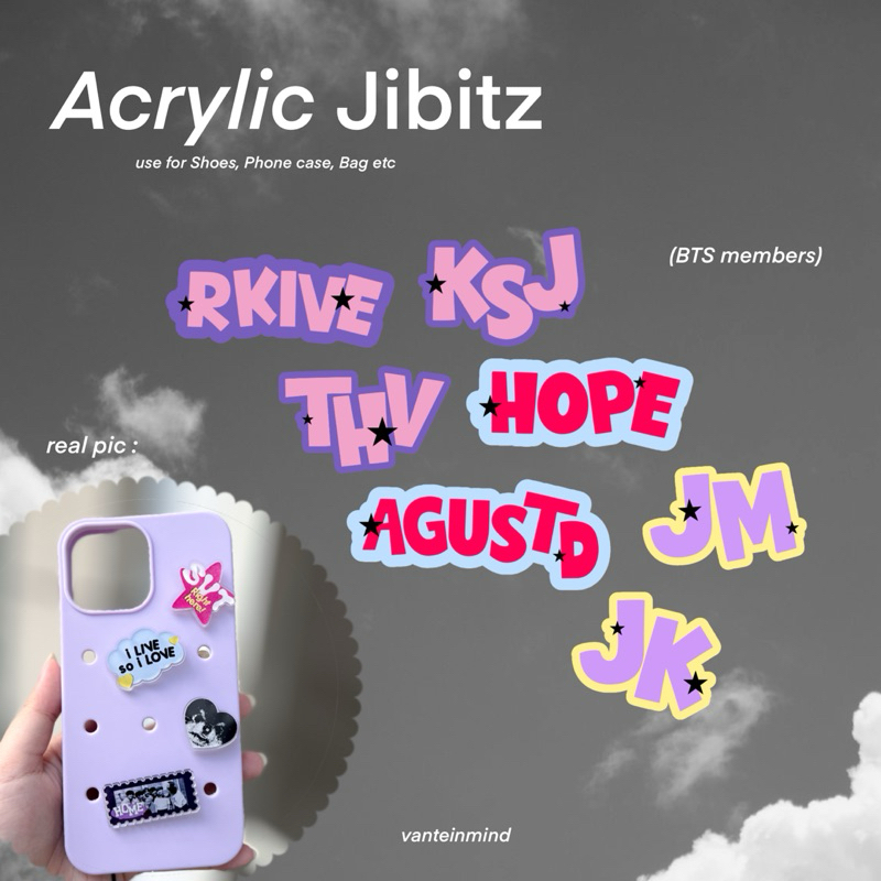 Jual Acrylic Jibbitz Jibbits (Bangtan/SVT) | Shopee Indonesia