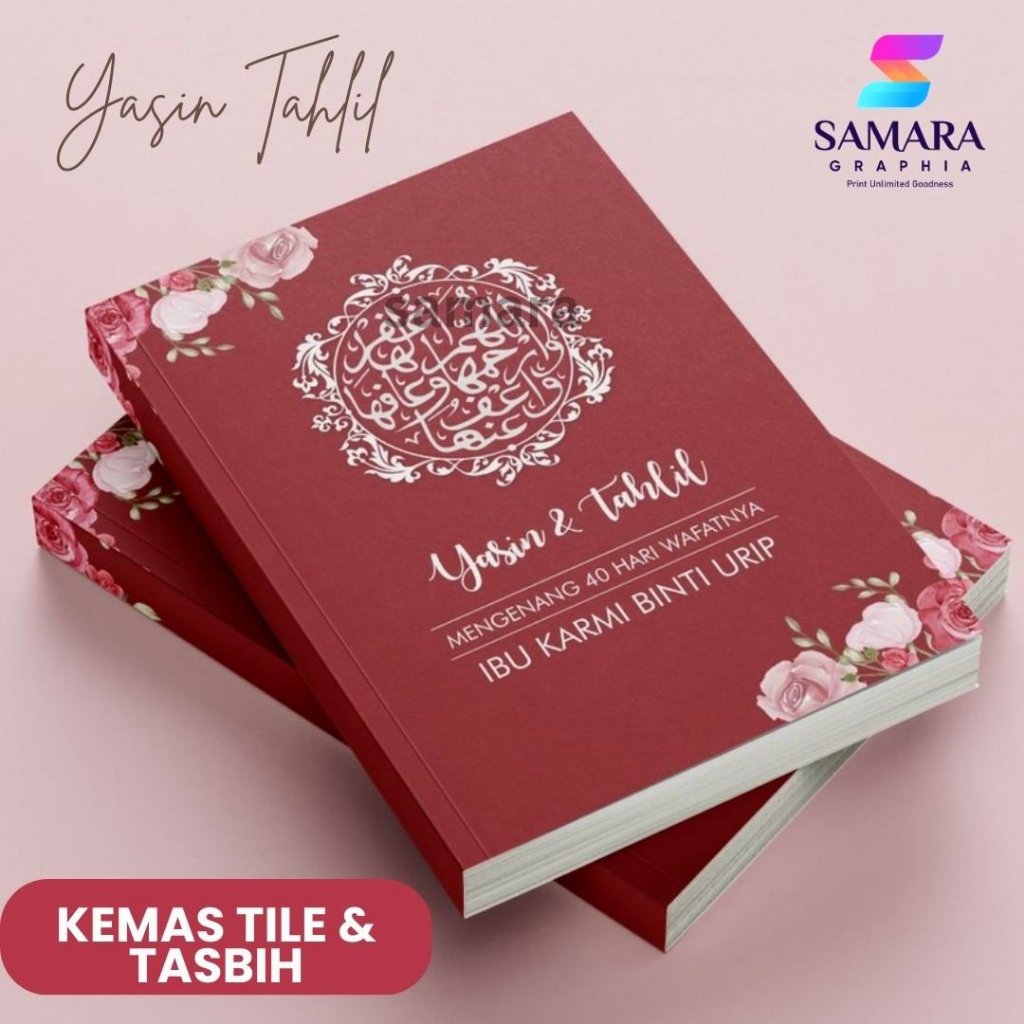Jual BUKU YASIN DAN TAHLIL CUSTOM SOFTCOVER LENGKAP FOTO ALMARHUM ...