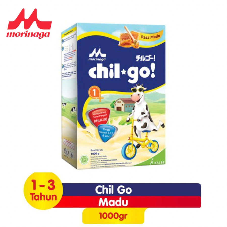 Jual CHIL GO 1+ Susu Bubuk Vanilla Madu 1000 gr 1 kg | Shopee Indonesia