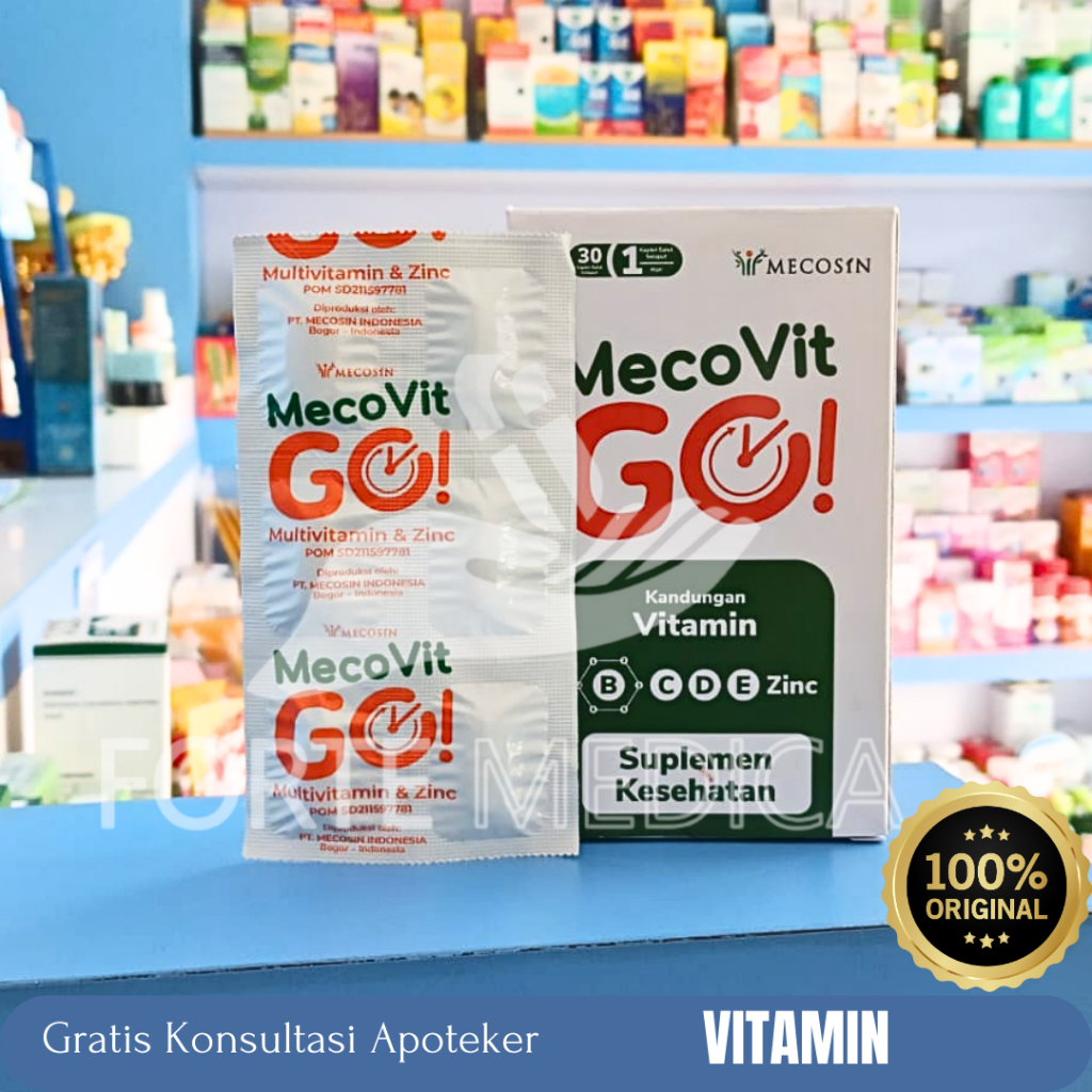 Jual MecoVit Go 6 tablet - Multivitamin | Shopee Indonesia