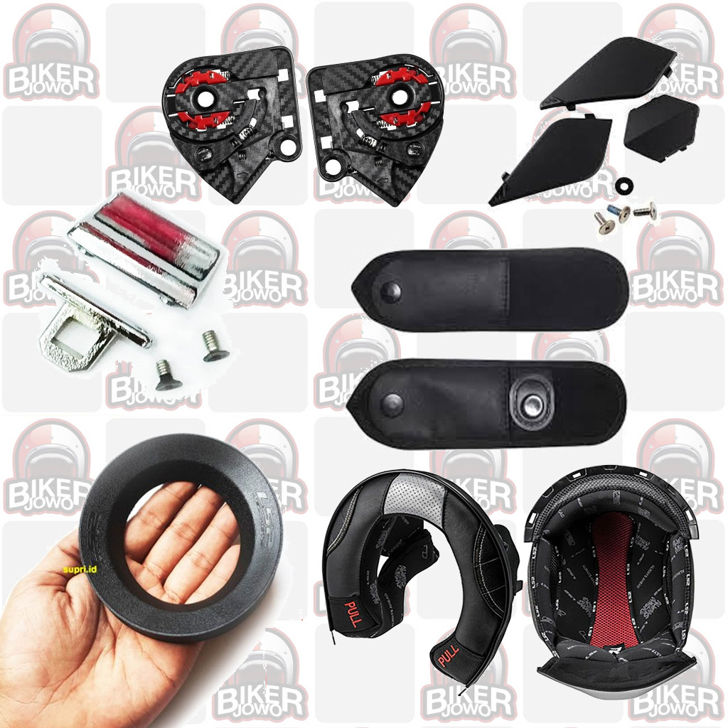 Jual Helm LS2 Baut Ring Rachet Screw Mur Visor Ventilasi Cover Busa ...