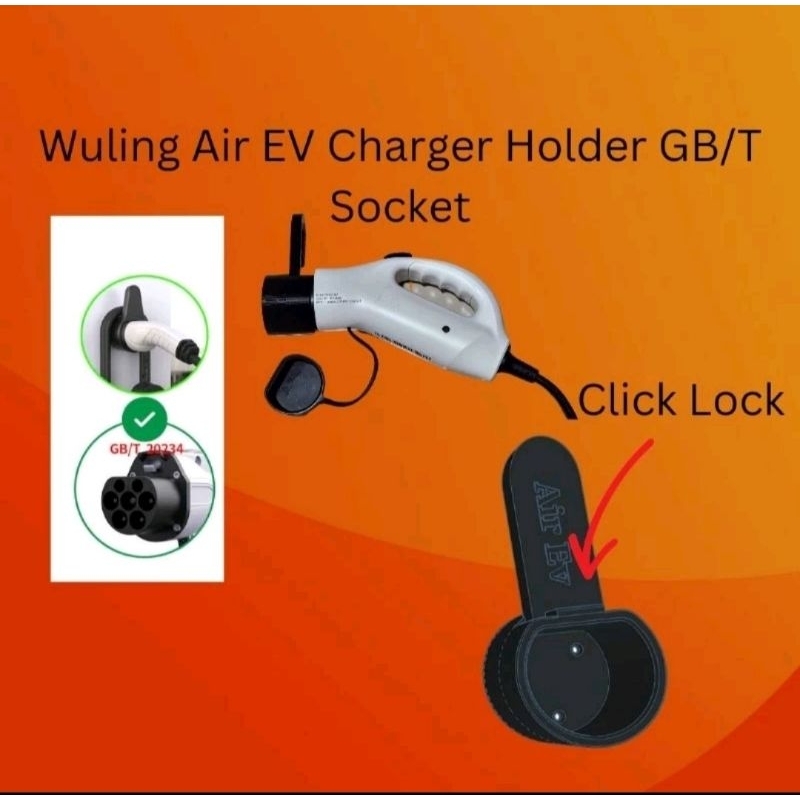 Jual wuling air ev charger holder socket cbt mobil listrik | Shopee ...
