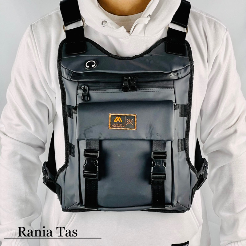 Jual Tas Dada Jumbo Polo Amstar Waterproof Tas Selempang Dada Tas Rompi ...