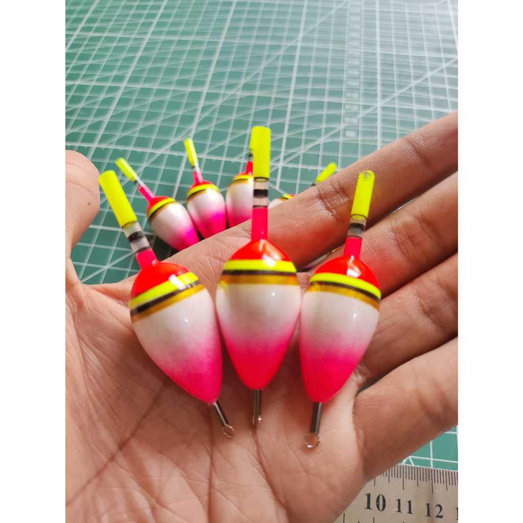 Jual Pelampung Pancing Kumbul Pancing Klem starler bentuk lonjong warna ...