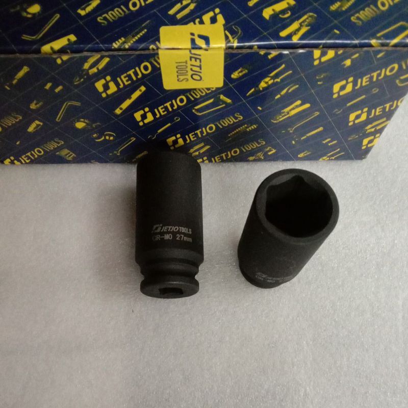 Jual JETJO Mata Sok Impact 1/2 Inch CR-MO 27mm Mata Shock Impact Panjang | Shopee Indonesia