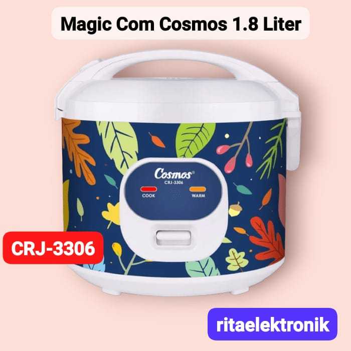 Jual Magic Com Cosmos CRJ 3306 Dan CRJ 3305 1.8 Liter Non Stick / Anti ...