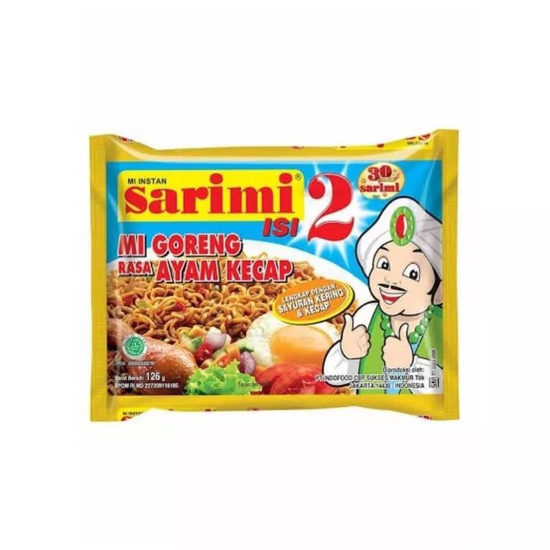 Jual SARIMI MIE GORENG RASA AYAM KECAP 126 GR | Shopee Indonesia