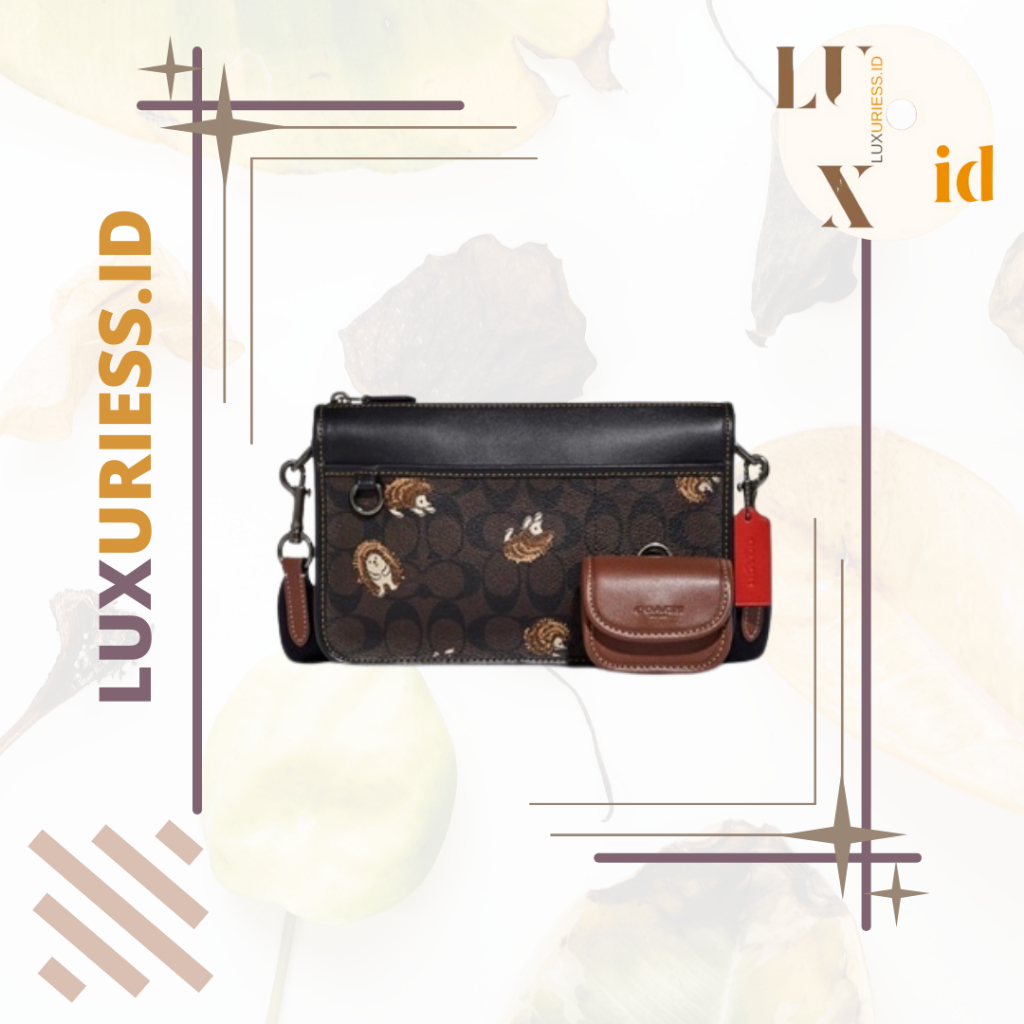 Jual COACH HERITAGE CONVERTIBLE CROSSBODY IN SIGNATURE WITH CREATURE ...