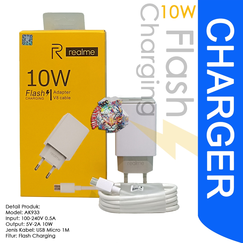 Jual Charger Realme C1 C2 C3 C11 C12 U1 Realme 1 2 Pro 3 3i 5S 10W Micro USB AK933R Original Oem ...