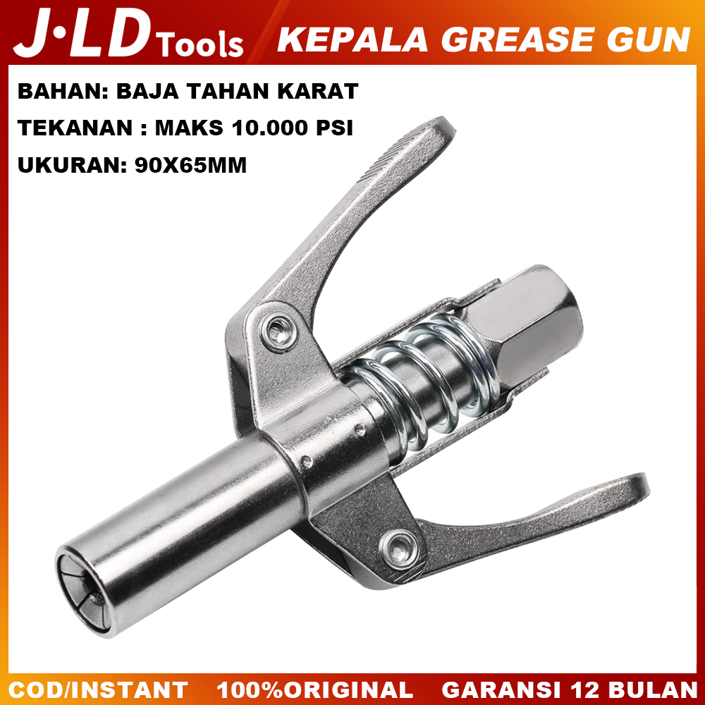 Jual JLD Kepala Grease Gun Grease Coupler Heavy Duty Dengan Handle ...