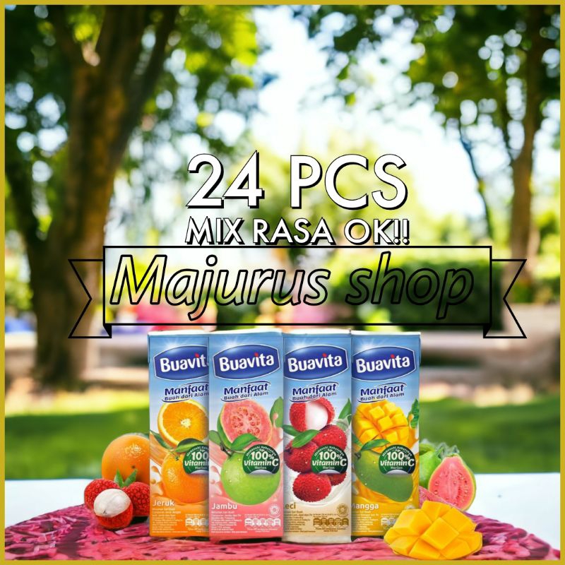 Jual OJEK-Buavita Juice 245ml– 1 Dus Isi 24 pcs| Mix Rasa | Apel ...
