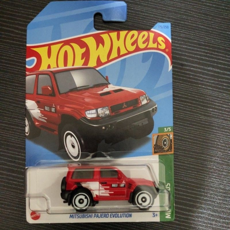 Jual Hotwheels Mitsubishi Pajero Evolution Merah | Shopee Indonesia