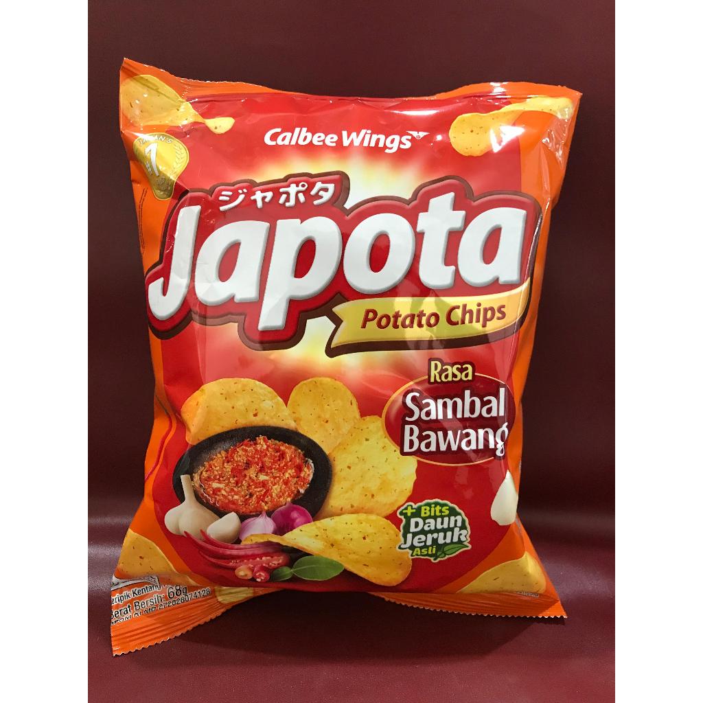 Jual Japota Potato Chips Rasa Sambal Bawang 68g - Keripik Kentang ...