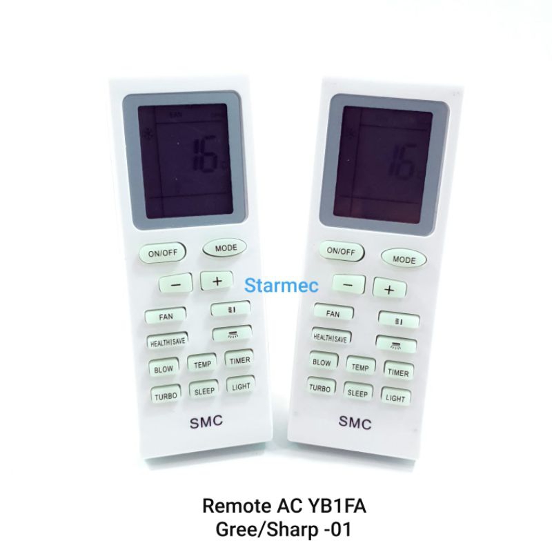 Jual REMOTE AC SHARP CHINA/GREE | Shopee Indonesia